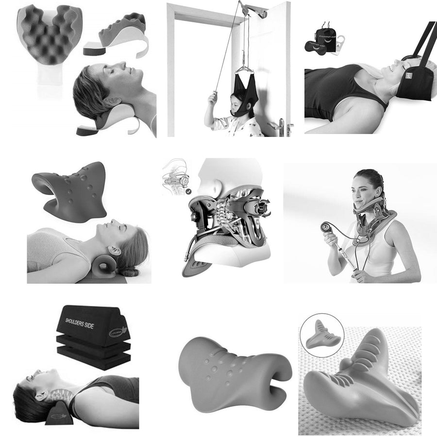 Cervical Traction Pillow, Neck Posture Corrector, Neck Support Pillow ...